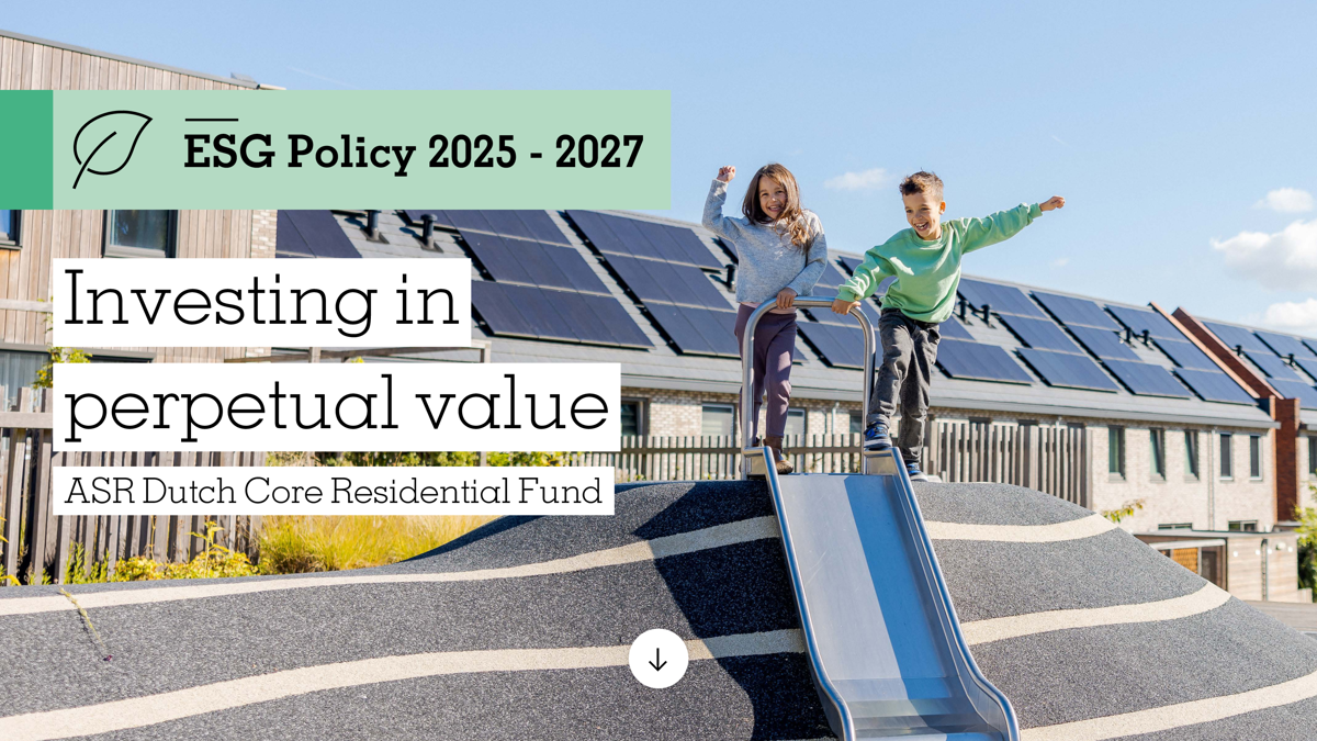 ESG Policy ASR Dutch Core Residential Fund 2025-2027