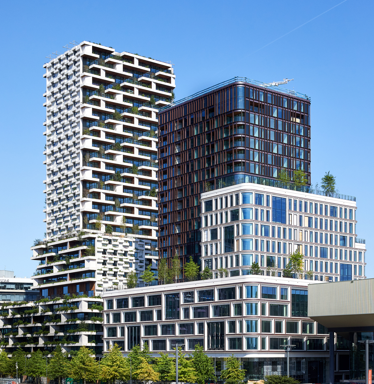 Wonderwoods featuring vertical forest in Utrecht delivered to a.s.r ...