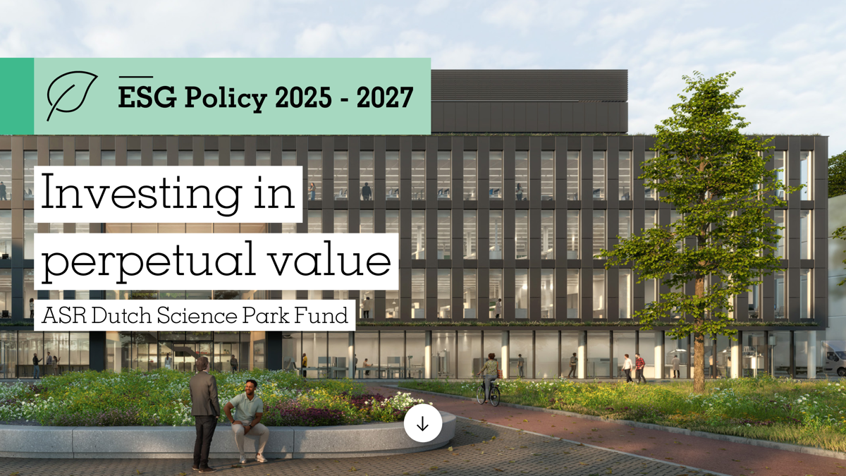 ESG policy ASR Dutch Science Park Fund 2025-2027